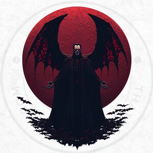Dracula Clipart Set: Gothic Vampire PNG Images, Halloween Decor ...
