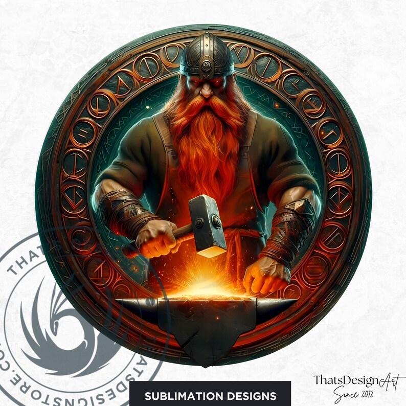 Norse Dwarves and Elves Clipart Set: Viking Mythology Graphics (PNG) - Etsy