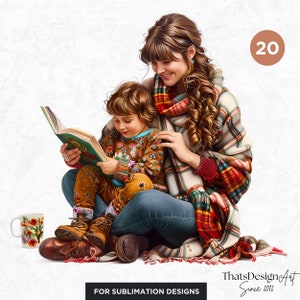 Watercolor Mother's Day Clipart Set, Mother and Child Activities ...