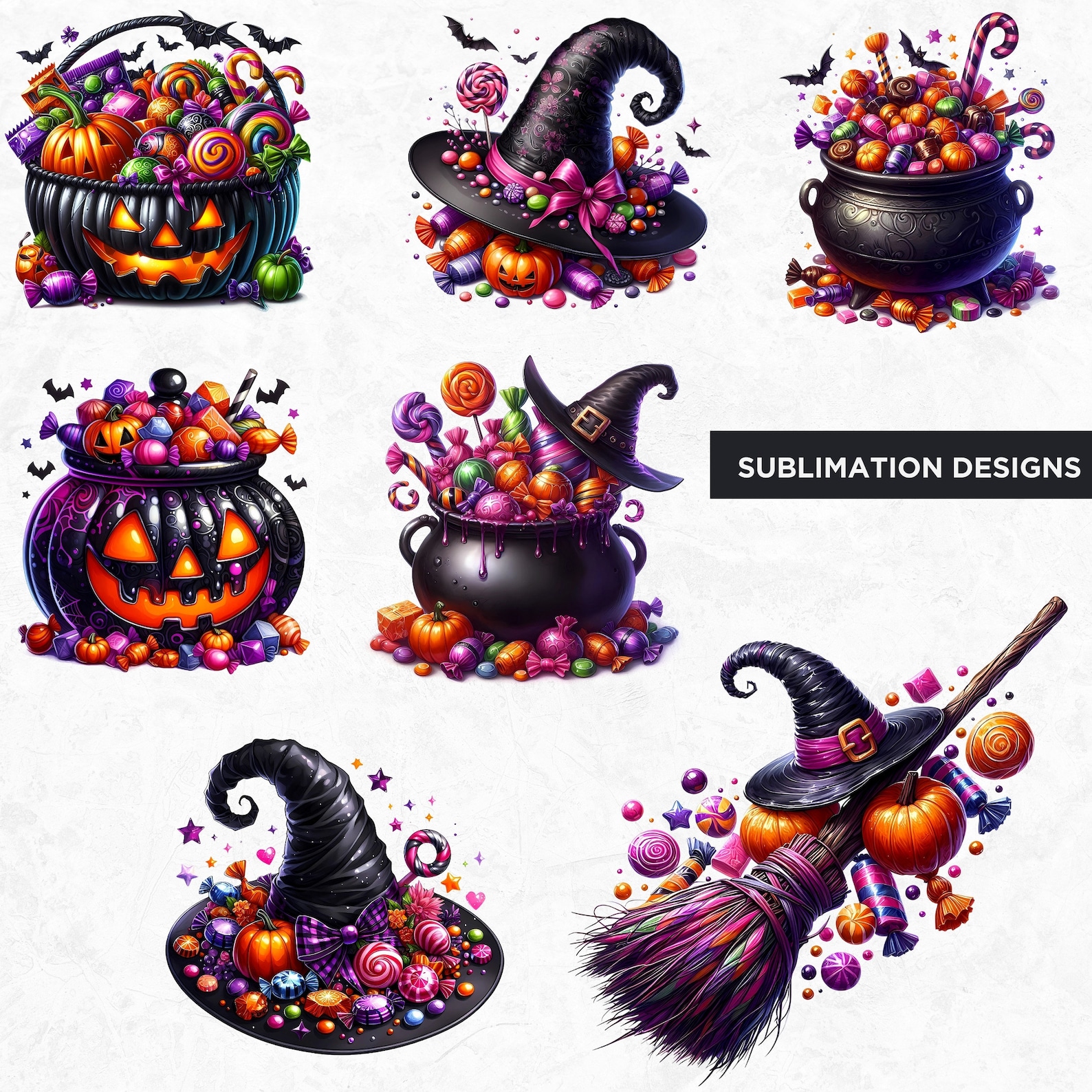 Halloween Candy Clipart Set: 47 PNG Treats (digital Download) - Etsy