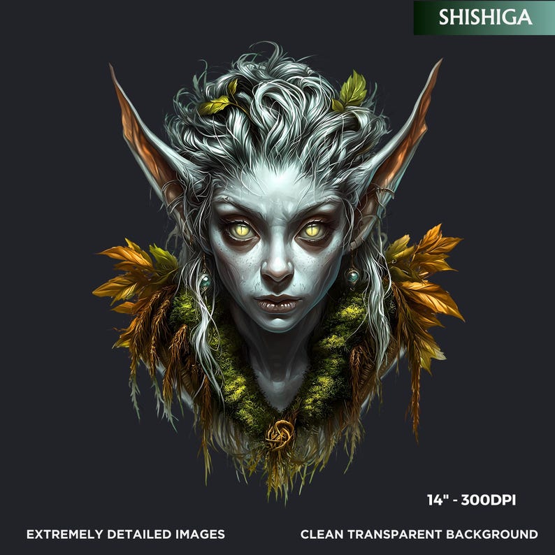 Slavic Spirits Clipart Set, Eastern European Mythology, Fantasy Art ...