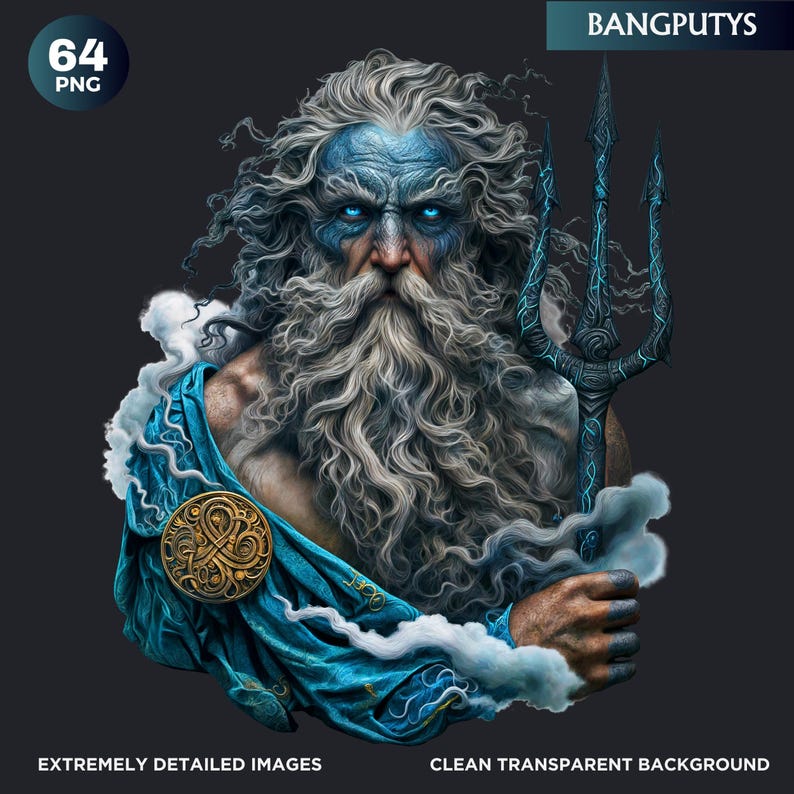 Baltic Gods and Goddesses Clipart: Mythology Art Set (PNG, Digital ...