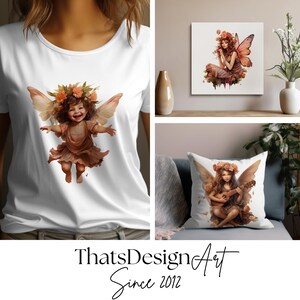 Peachy Boho Fairy Clipart PNG, Pink Fairies Clip Art, Bohemian Clipart, Fairytale Bundle PNG for ...