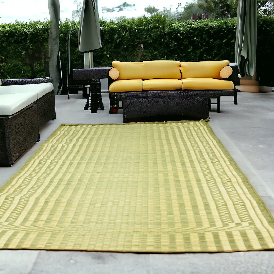 Artisanal Handmade Natural Grass Floor & Yoga Mat - Eco-friendly and ...