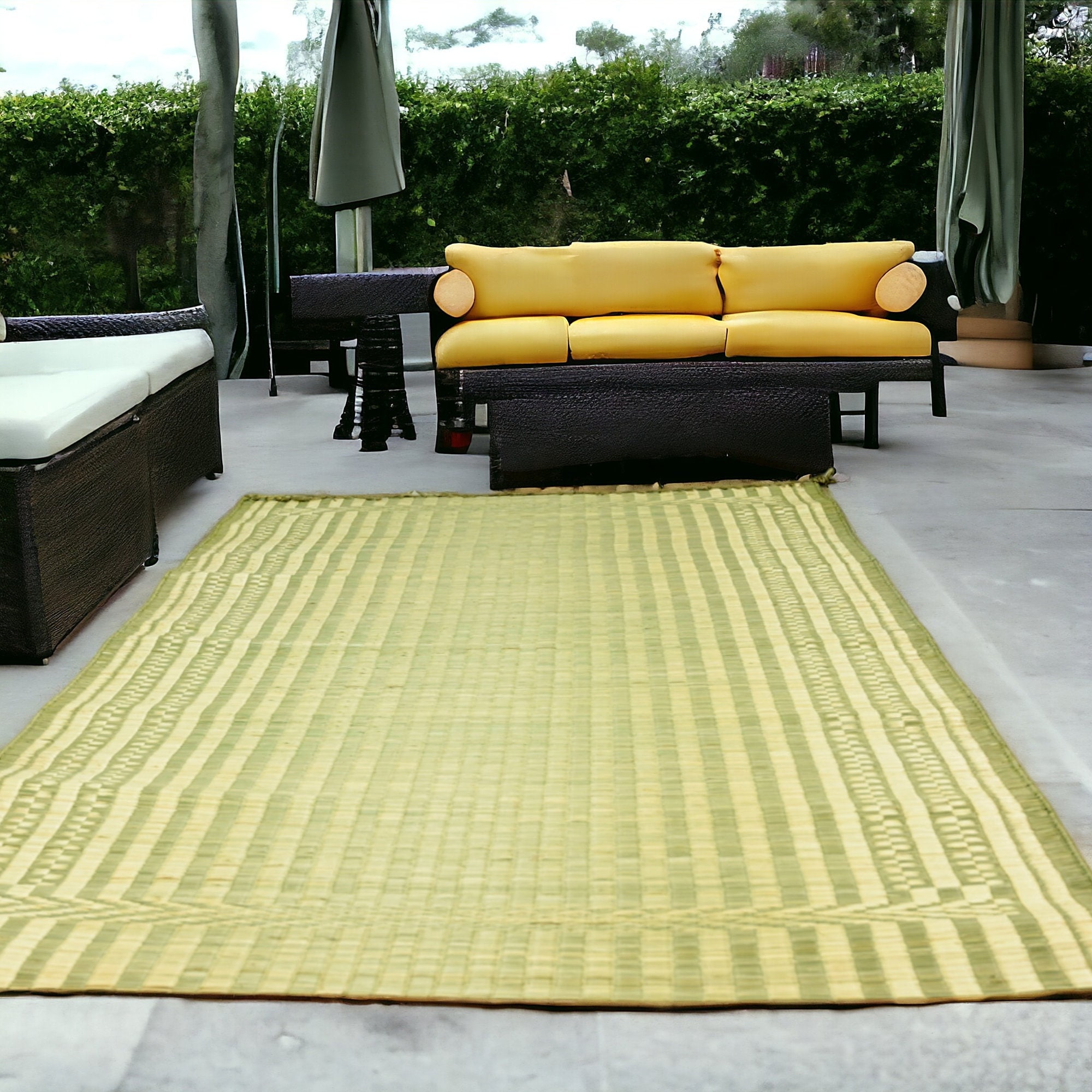 Artisanal Handmade Natural Grass Floor & Yoga Mat Eco-friendly and ...