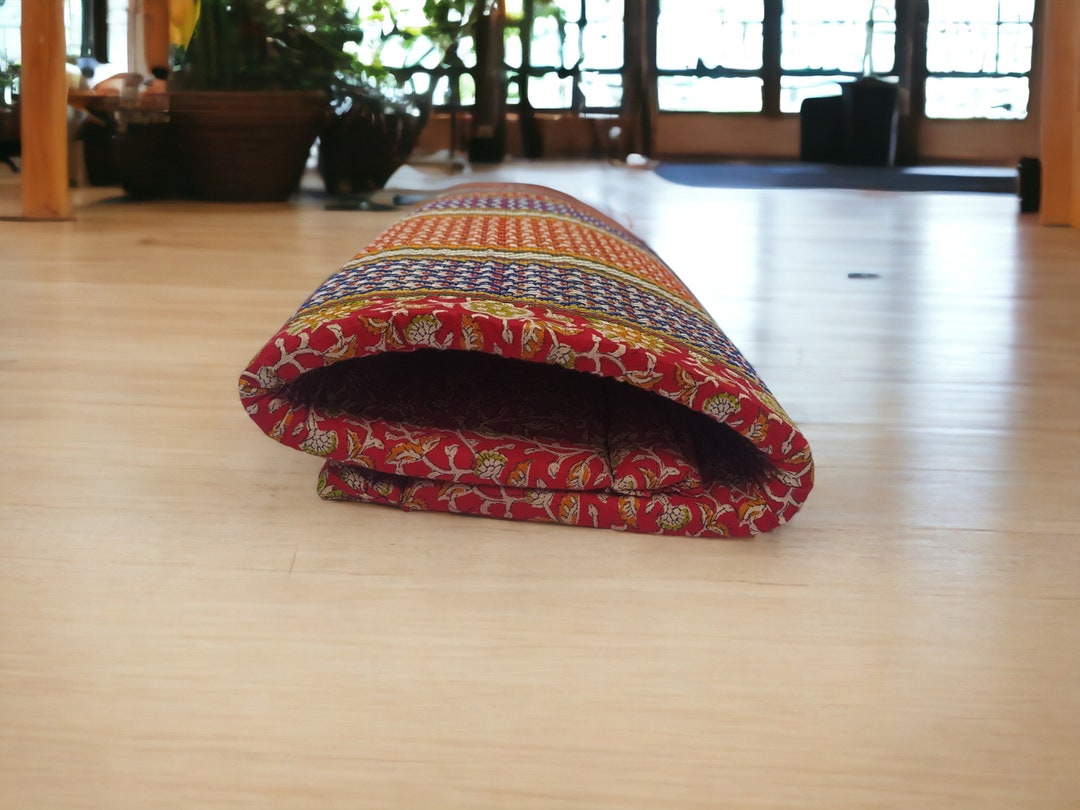 Bengali Handcrafted Natural Grass & Cotton Mat 18x24 Inches for ...