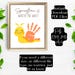 Spring Handprint Craft| Baby Hospital Footprint Keepsake Art| Preschool ...