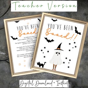 You've Been Booed Halloween Boo Game Youve Been Booed Kit Neighborhood ...