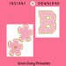 Glitter Letter Patches|pastel Retro Varsity Chenille Letters for ...