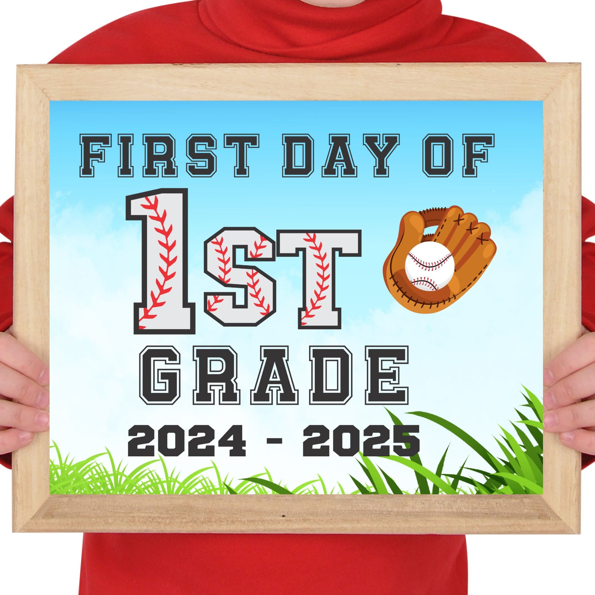 First Day of School Sign Printable First Day of 1st Grade Printable ...