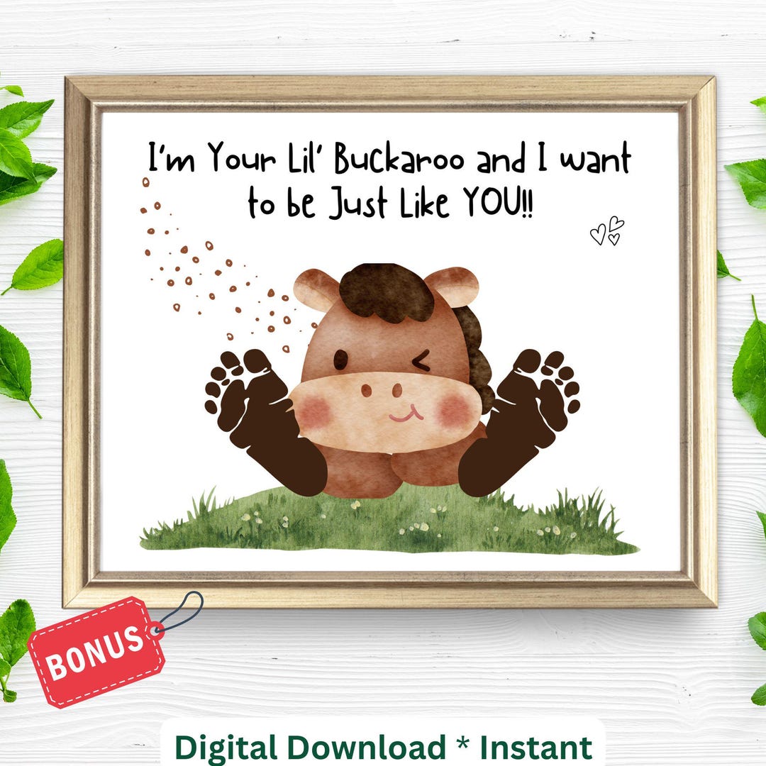 Animal Handprint Craft| DIY Grandparents Day Gift| Cute Buckaroo Just ...