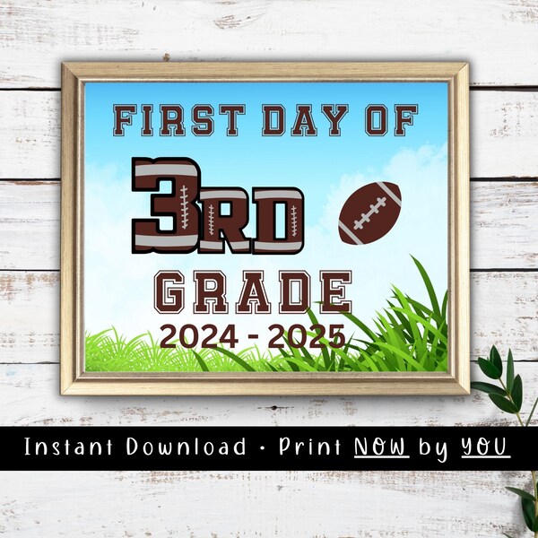 3rd Grade Sign - Etsy