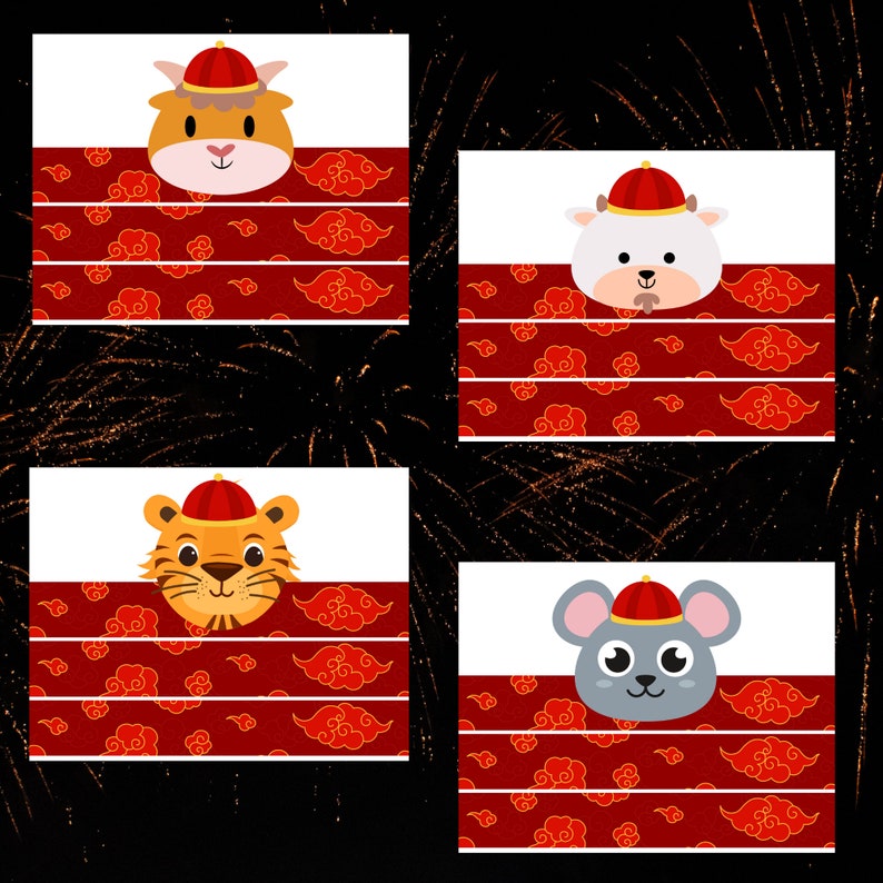 Lunar New Year Paper Crown Craft Printable Chinese Zodiac Animal ...