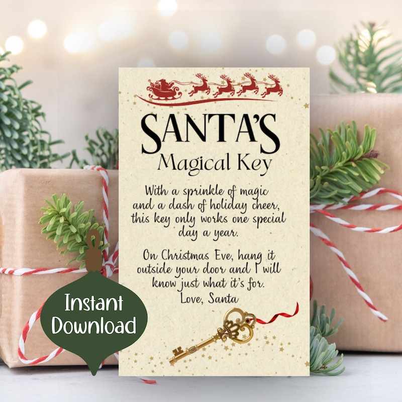 Santa Claus Door Stickers - Etsy