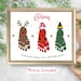 Christmas Santa Footprint Craft| Elf| Reindeer Handprint Grandparents ...