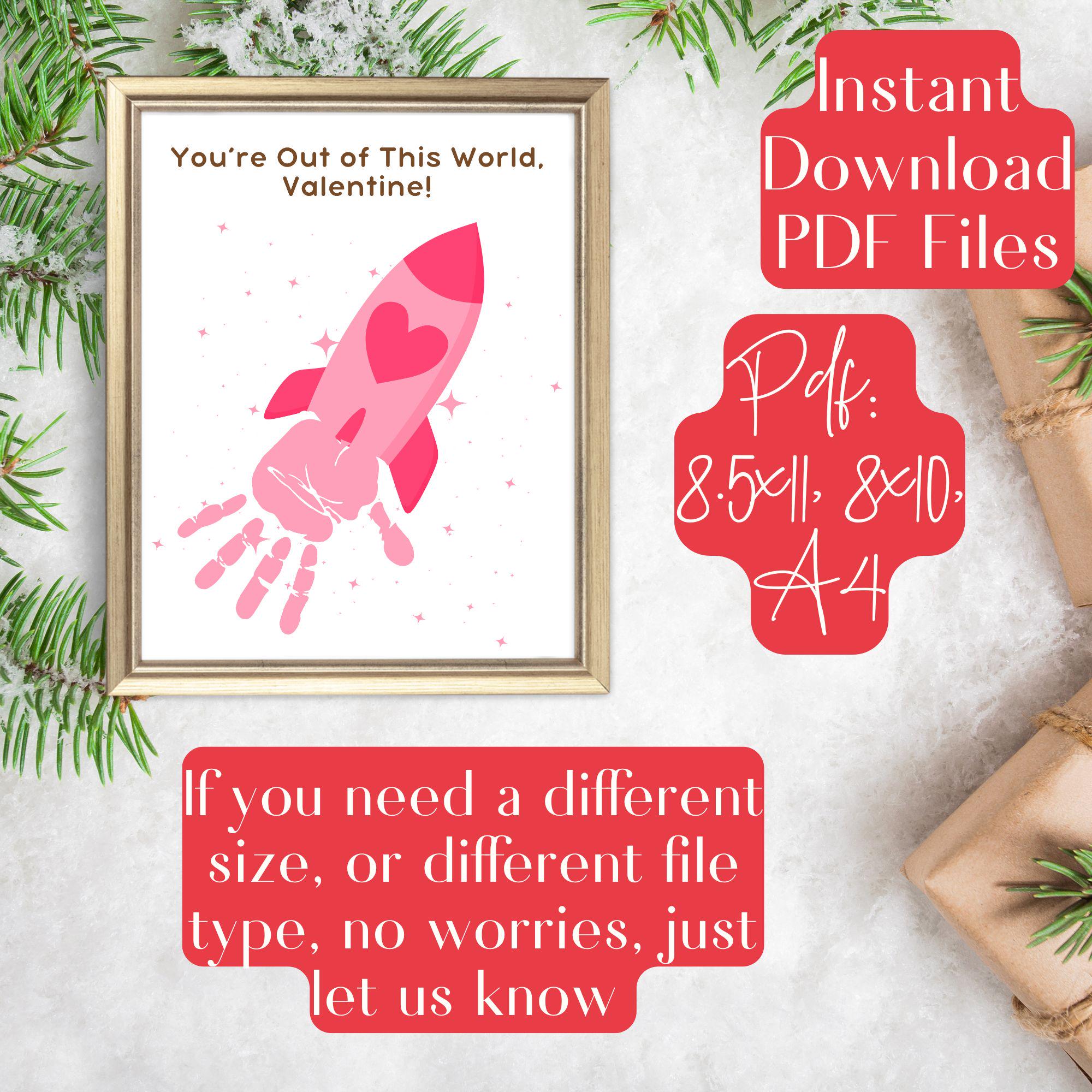 Valentines Day Handprint Craft| I Love You Handprint Art| Class ...