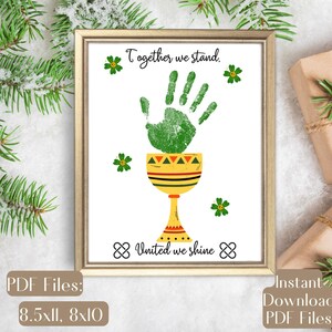 Winter Handprint Art Craft| Holiday Handprint Kwanzaa Kinara ...