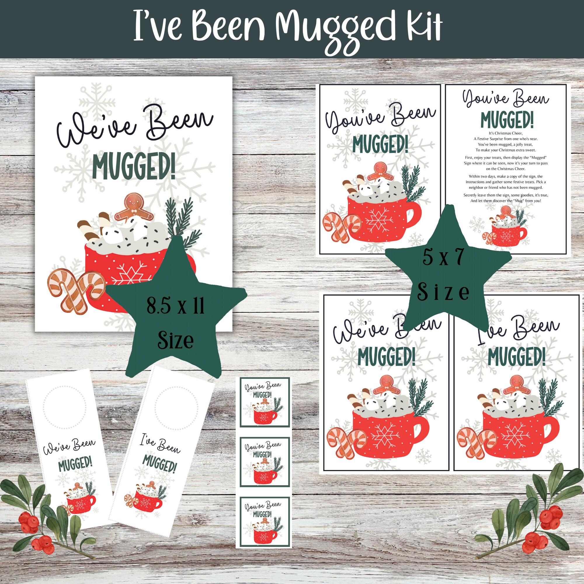 You've Been Mugged Printableyouve Been Mugged - Etsy