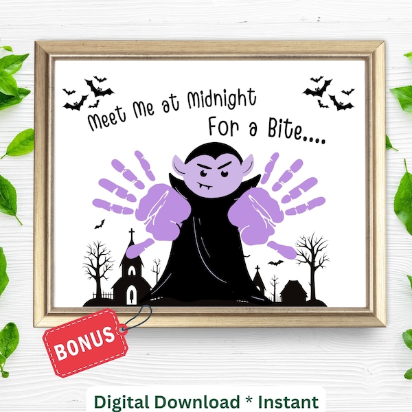 Halloween Handprints - Etsy