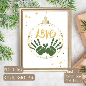 Holiday Handprint Art Bundle, Sunday School Craft Christmas Handprint ...