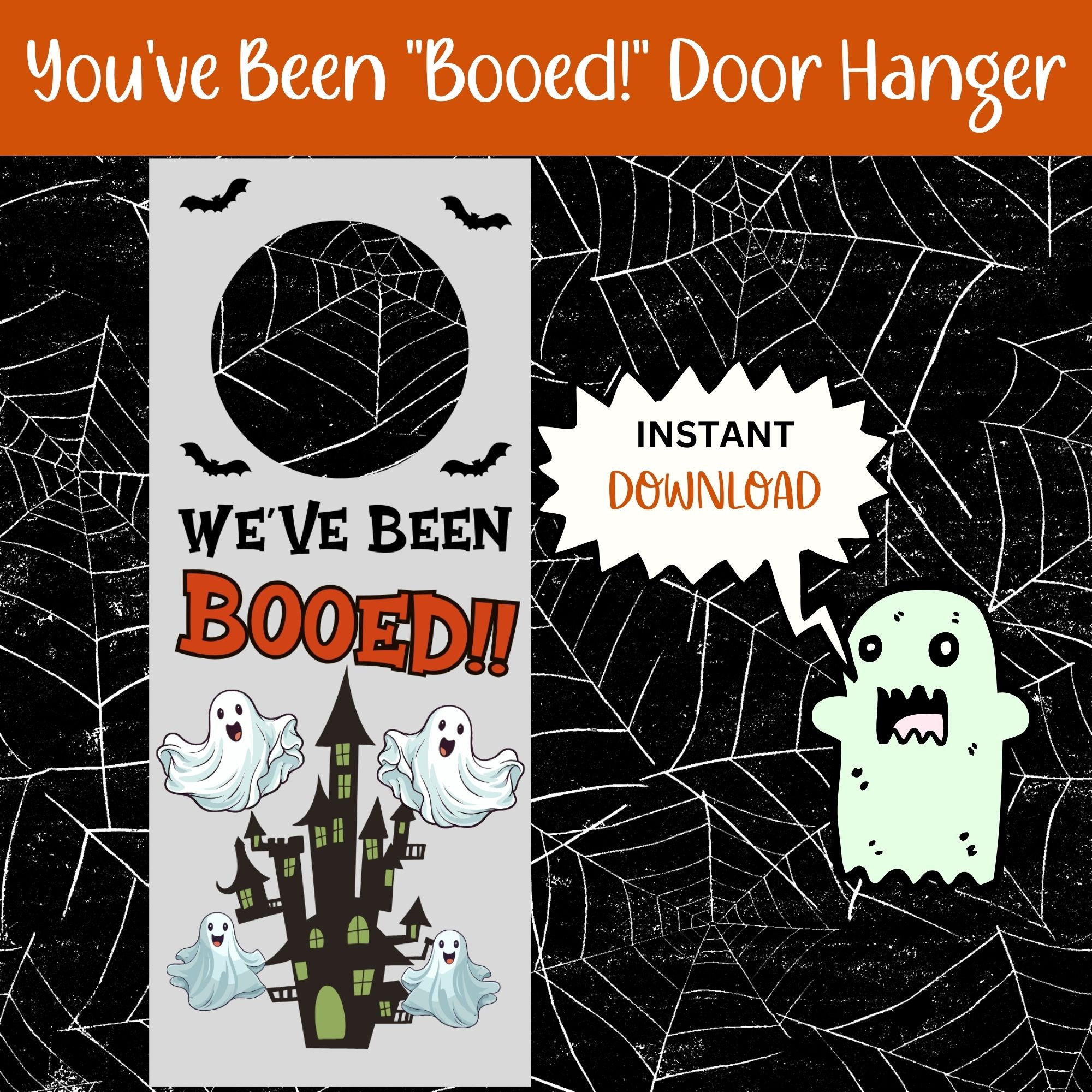 Youve Been BOOED Printable Halloween Tagsspooky Surprise Boo Your ...