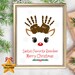 Christmas Handprint Art Craft| Winter Reindeer Footprint Craft for ...