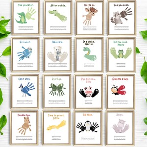 Animal Handprint Art Craft| My Handprint Craft Book for Kids Preschool ...