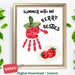 Summer Strawberry Handprint Craft| Handprint Printable Sign for Kids ...
