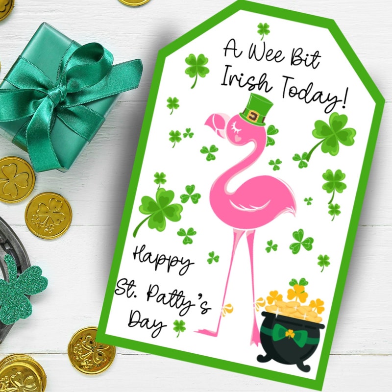 St. Patrick's Day Flamingo - Etsy