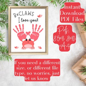 Valentines Day Handprint Craft| I Love You Handprint Art| Class ...