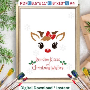 Christmas Handprint Art Craft| Winter Reindeer Footprint Craft for ...