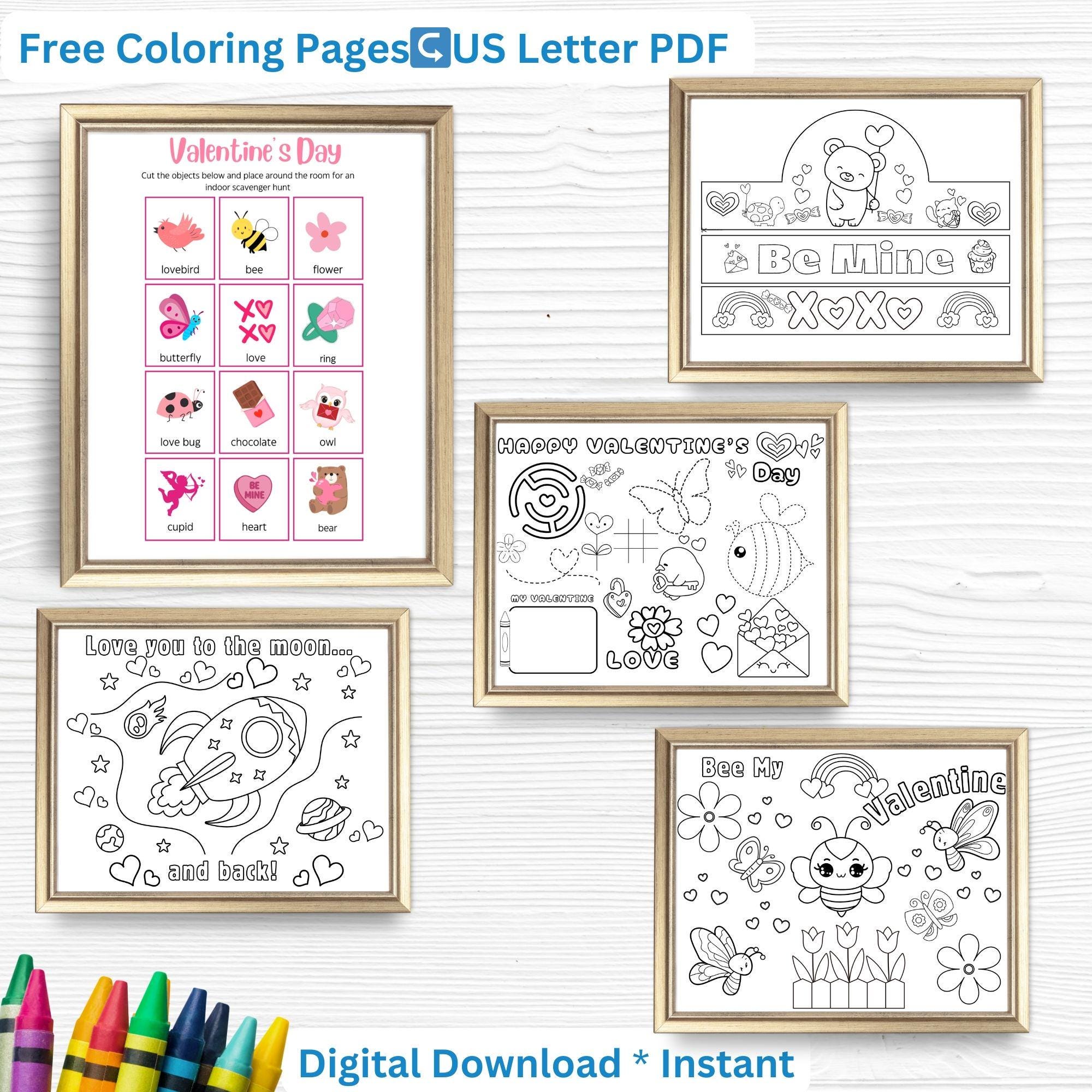 Valentine's Day Handprint Poem, Winter Handprint Craft Art, DIY Kids ...