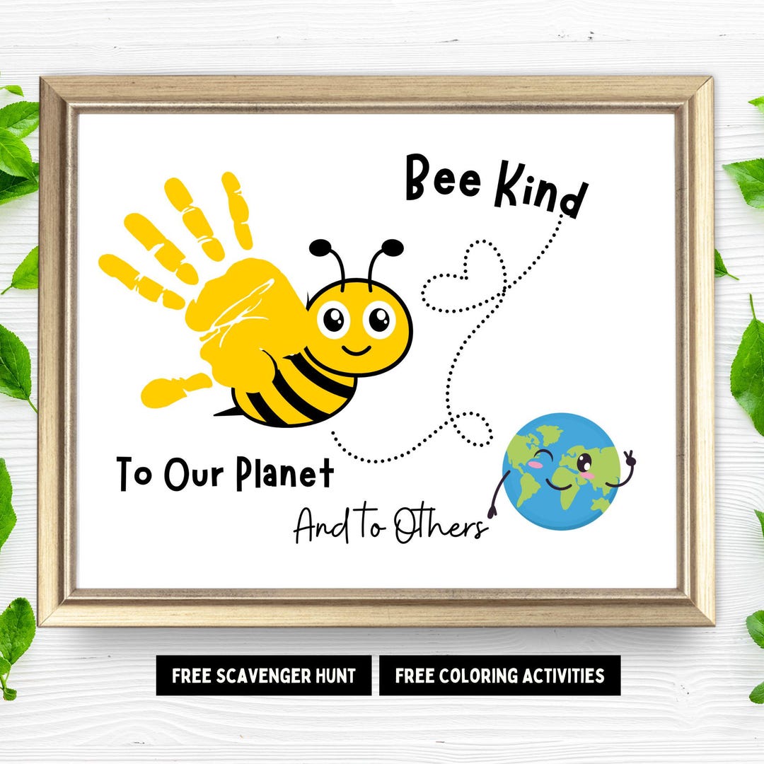 Earth Day Handprint Craft| Earth Day Printable for Preschoolers| Kids ...