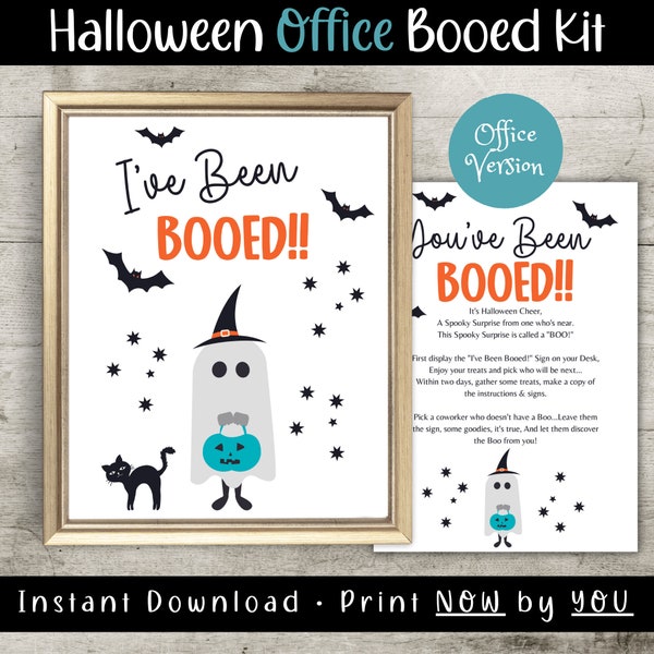 You've Been Booed Office - Etsy