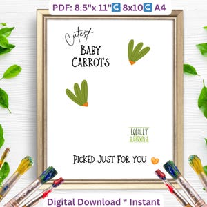 Spring Handprint Craft| Cute Carrot Baby Footprint Art| Preschool ...