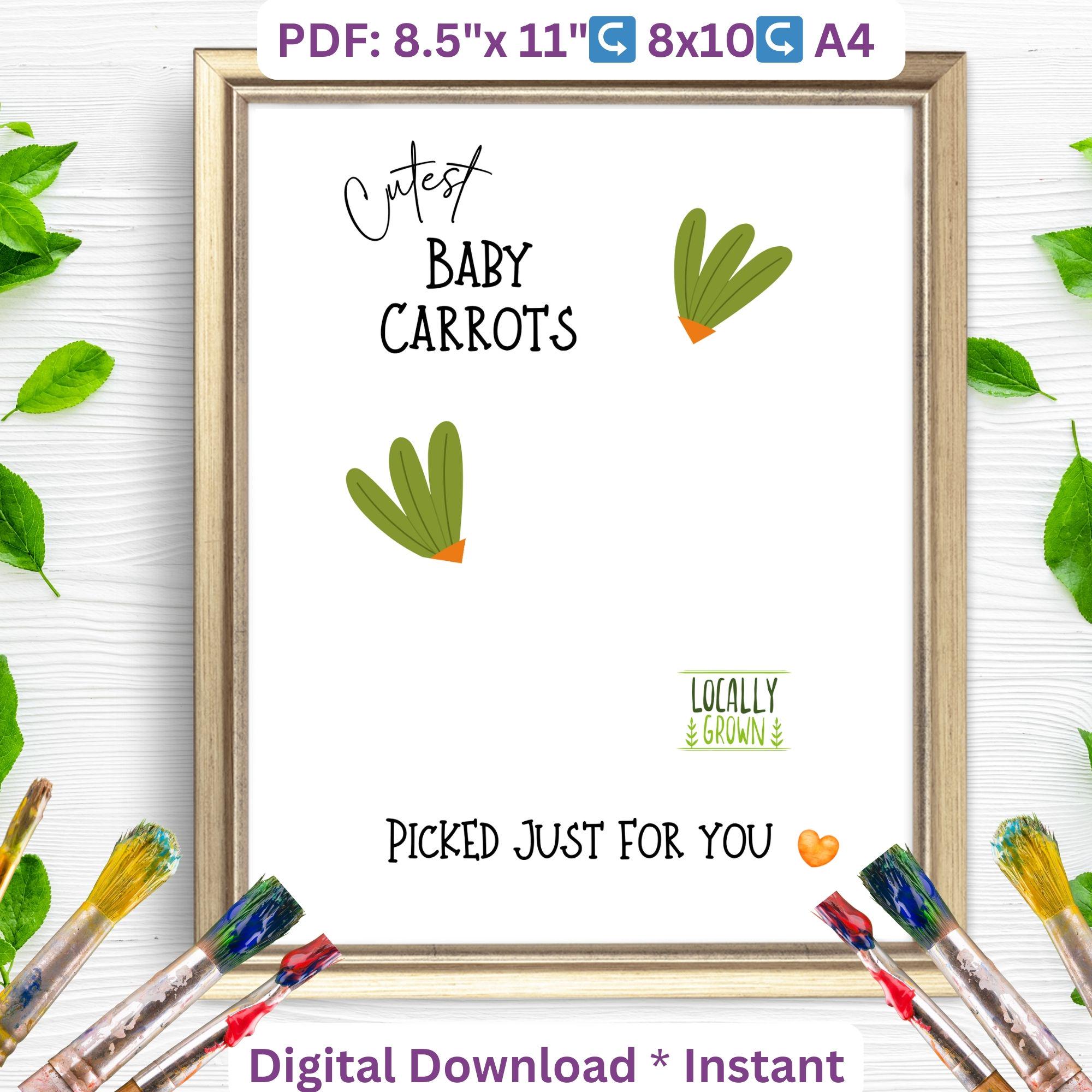 Spring Handprint Craft| Cute Carrot Baby Footprint Art| Preschool ...