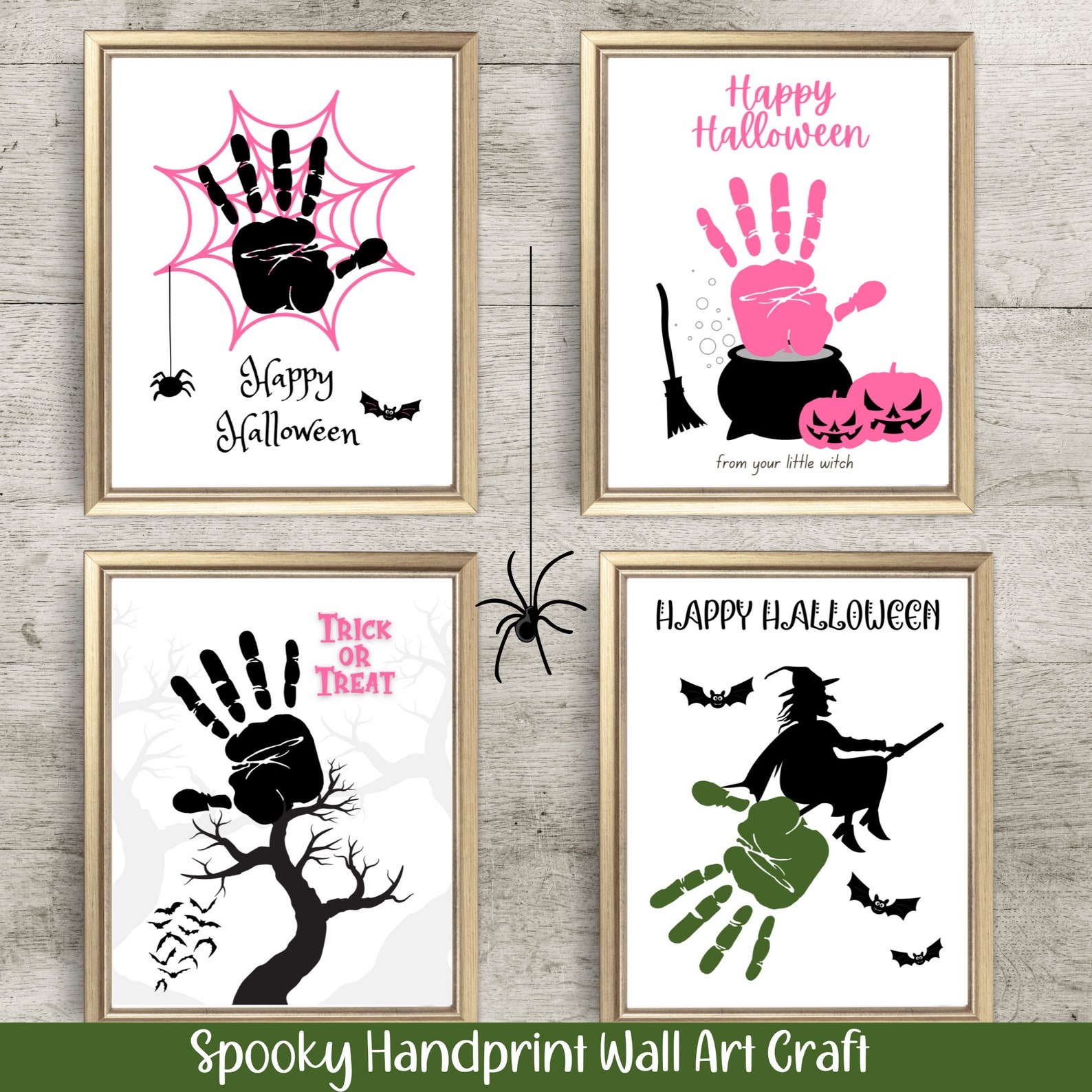 Halloween Handprint Art|fall Preschool Printable Pumpkin Handprint ...