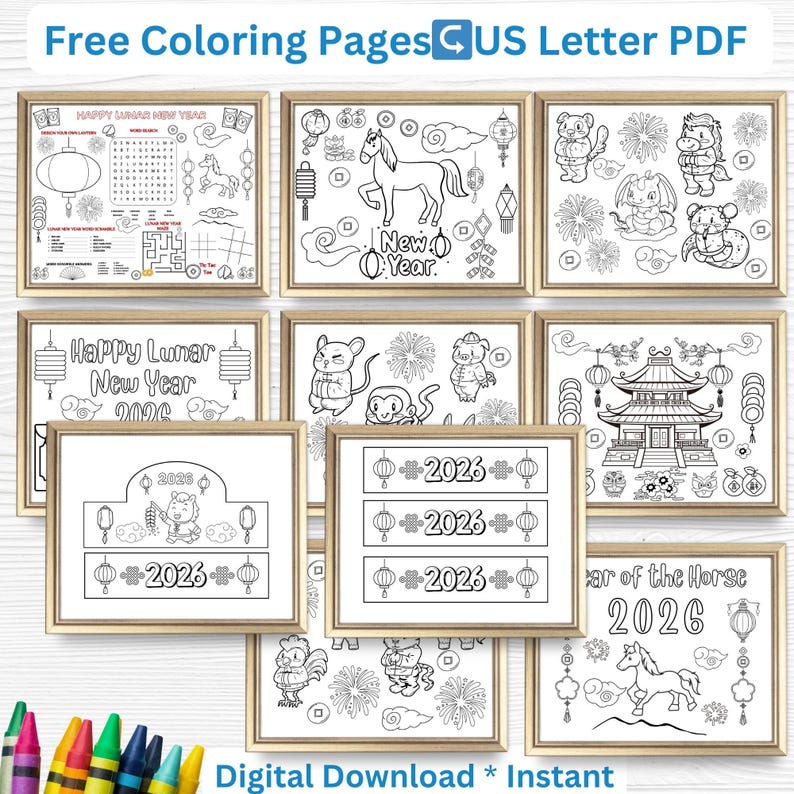 Lunar New Year Crown Paper Craft Activity, Chinese Zodiac Animal ...