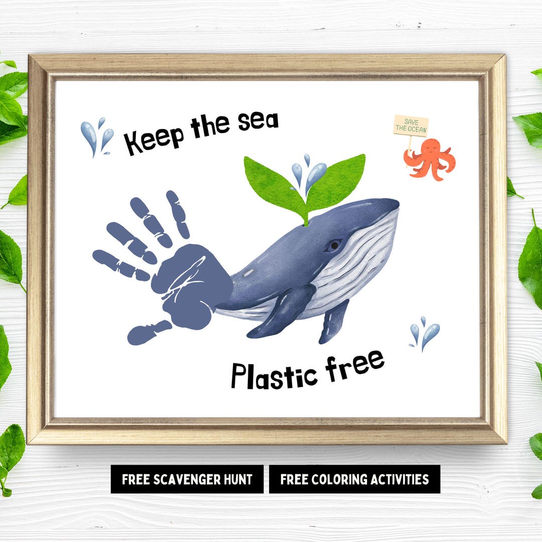 Earth Day Handprint Craft| Earth Day Printable for Preschoolers| Kids ...
