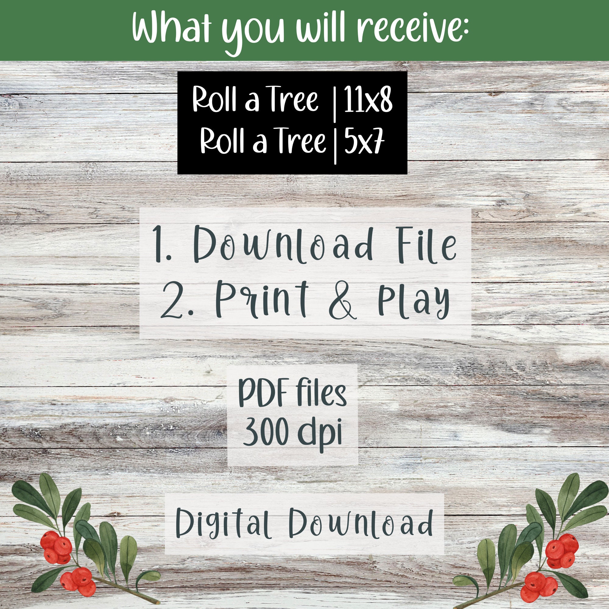 Roll a Tree Dice Game| Roll a Christmas Tree Game Printable for Kids ...