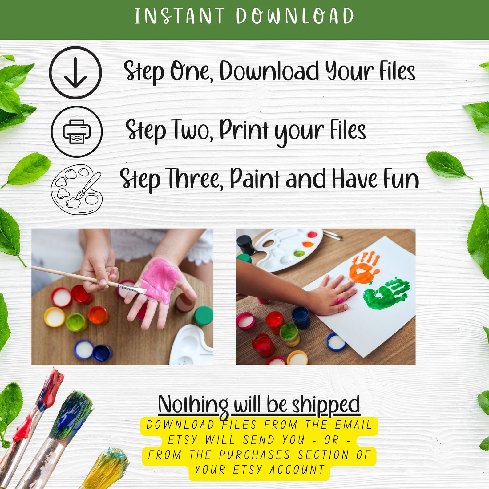 First Day of School Handprint Craft| My First Day of School Printable ...