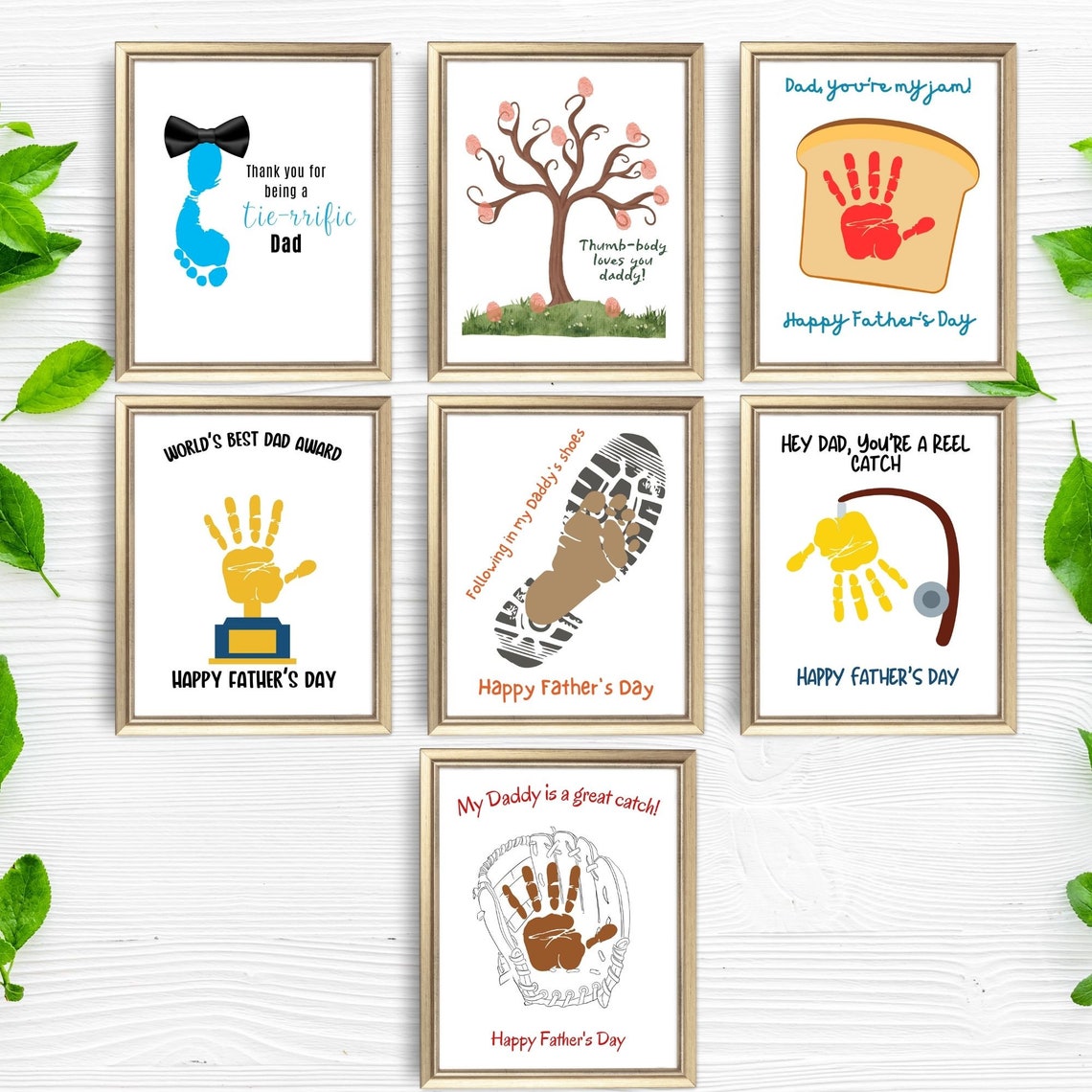 Fathers Day Handprint Craft Bundle Super Dad Handprint Art for Kids All ...