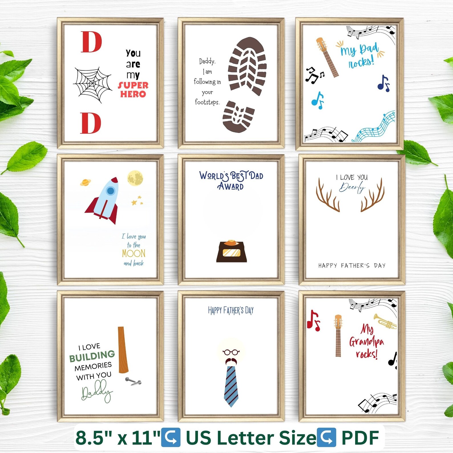Fathers Day Handprint Craft Bundle Super Dad Handprint Art for Kids All ...