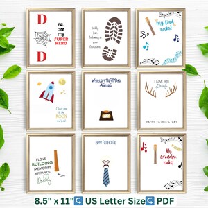 Fathers Day Handprint Craft Bundle| Super Dad Handprint Art for Kids ...
