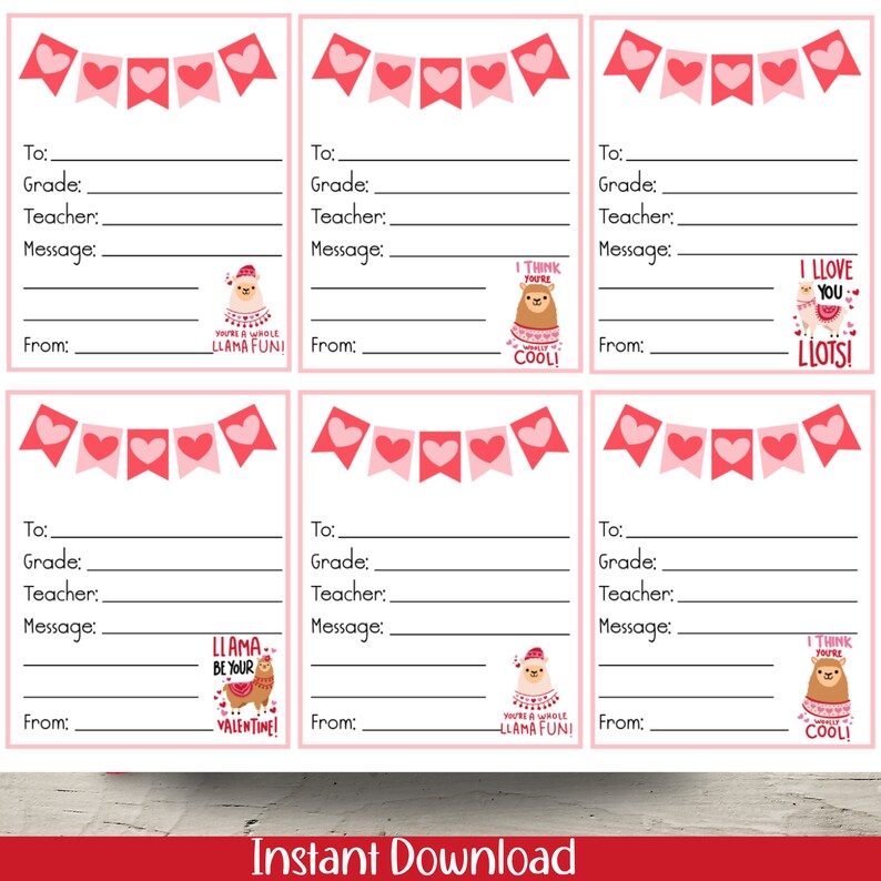 PTA PTO Valentine's Day Candy Gram Fundraiser Flyer Template| Candy ...
