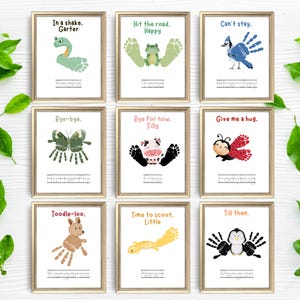 Animal Handprint Art Craft| My Handprint Craft Book for Kids Preschool ...