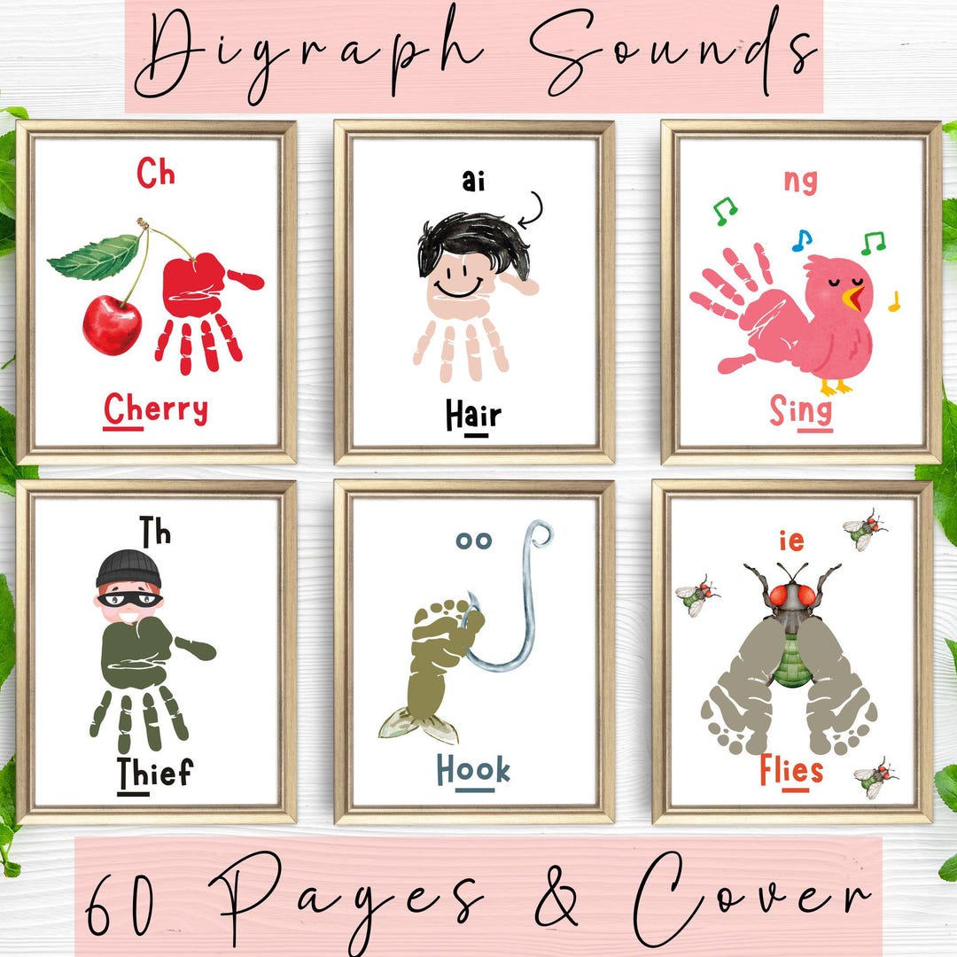 Handprint Art Craft Memory Book| Preschool Curriculum Phonics Sounds ...
