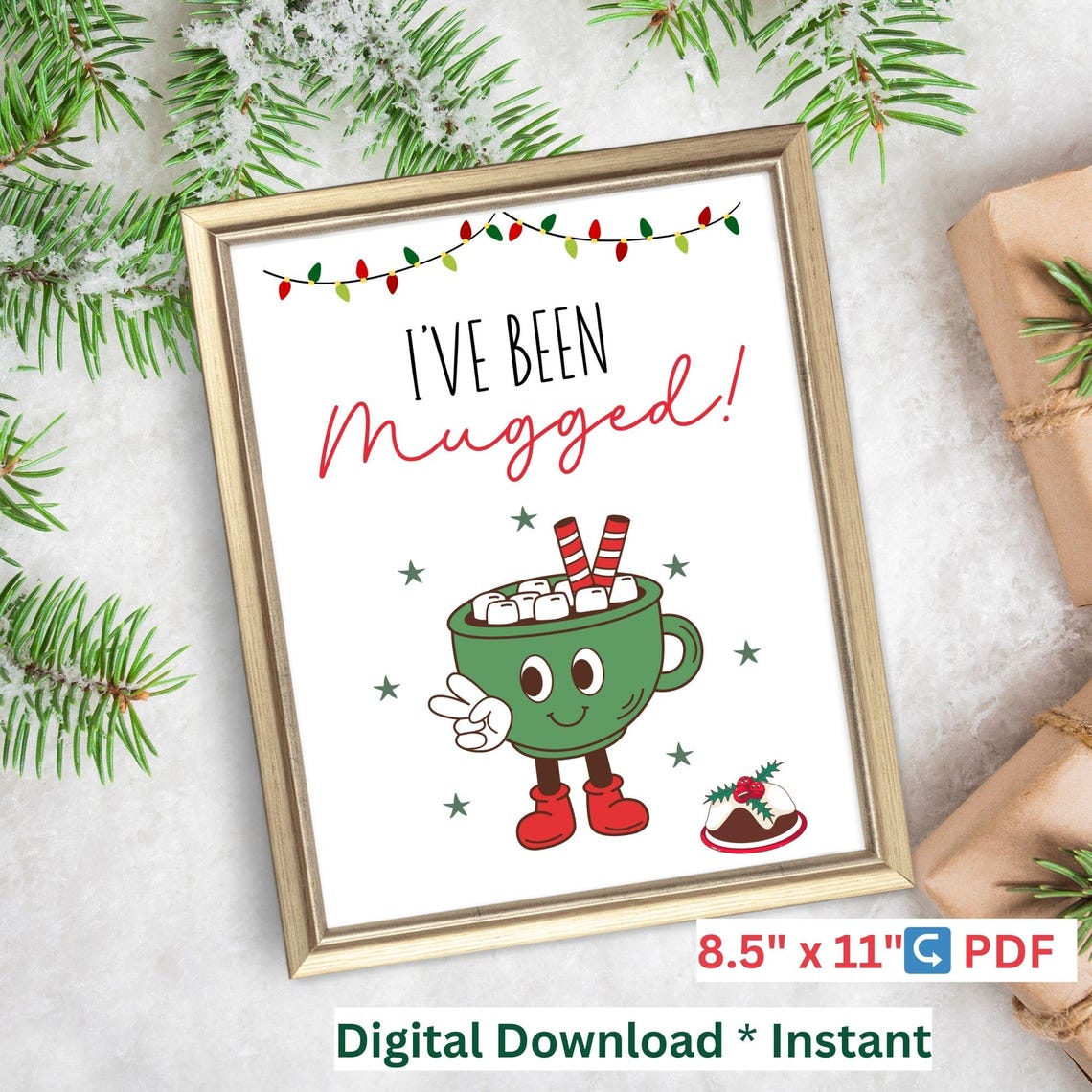 You've Been Mugged Printable|youve Been Mugged Christmas|i've Been ...