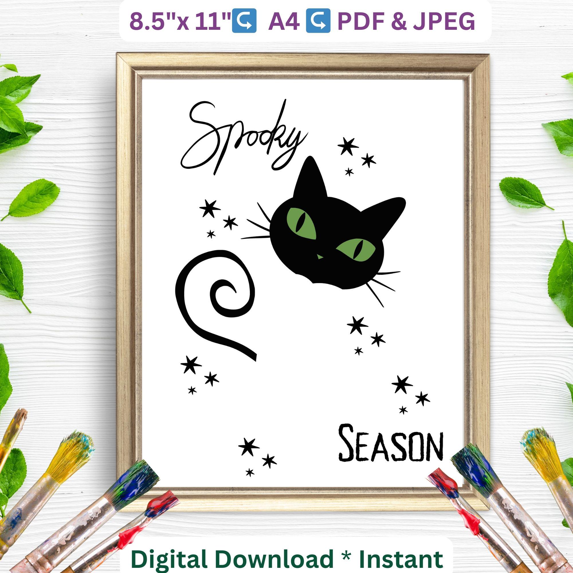 Halloween Footprint Art Craft| Black Cat Handprint Art| Halloween Kids ...