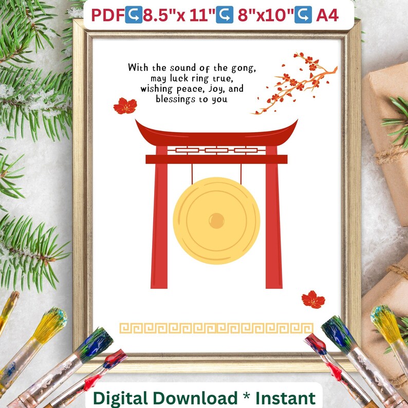 Lunar New Year Handprint Art, Chinese New Year Handprint Poem Craft ...